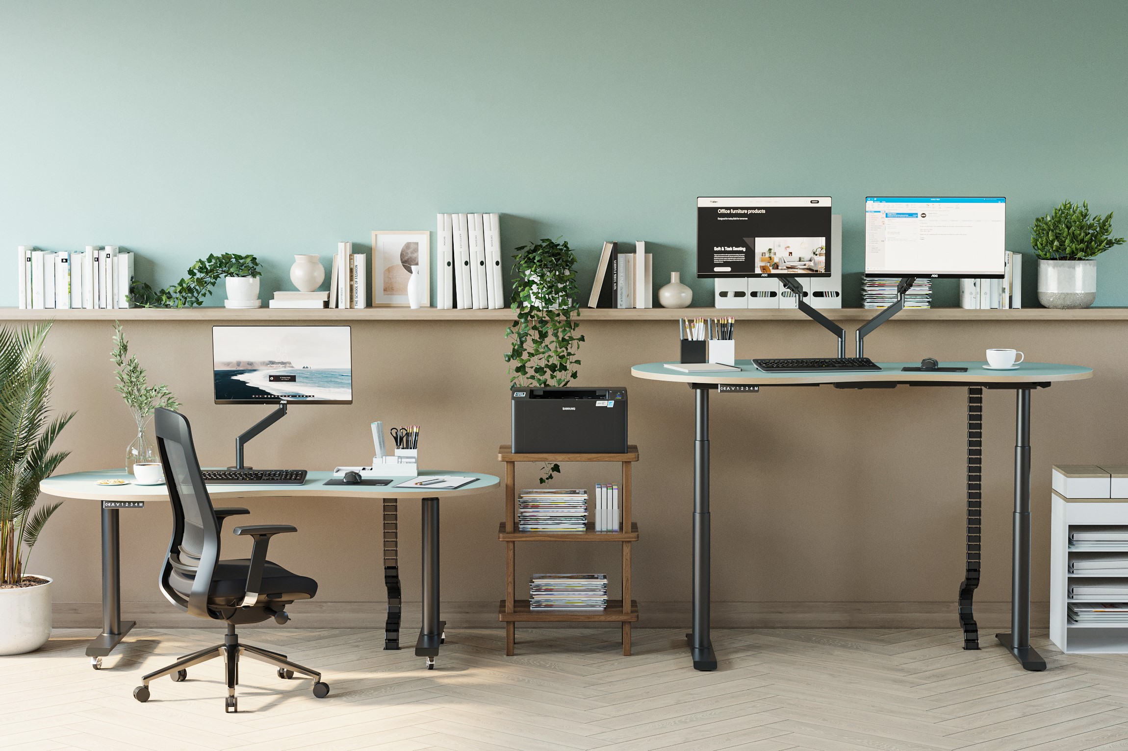 Futuristic Standing Desk Design